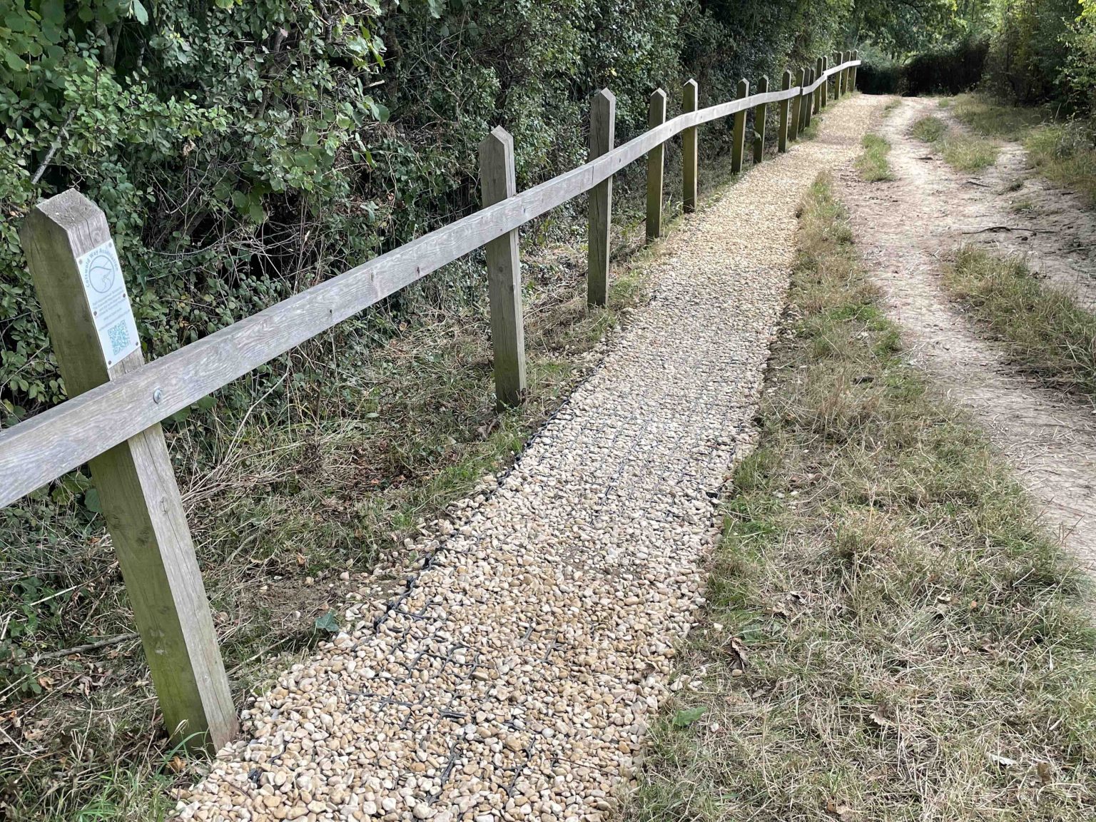 Fixing a slippery path at Weston | Cotswold Way Association